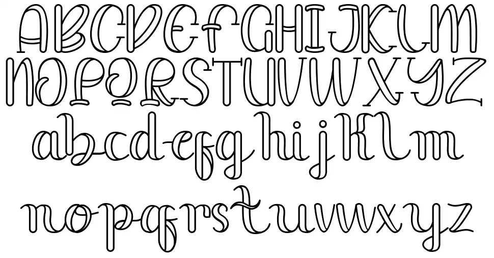 Chair Line font by nomlimofont | FontRiver