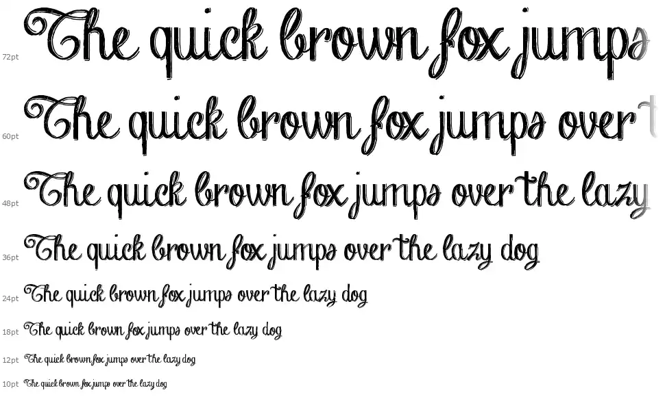 Chalk Hand Lettering Shaded font by Fontscafe.com | FontRiver