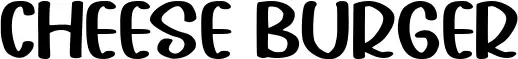 Cheese Burger font by share font | FontRiver