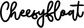 Cheesyfloat font by Maulana Creative - FontRiver