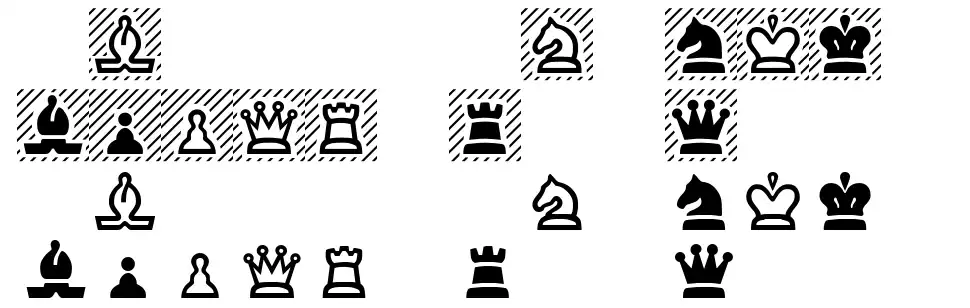 Chess font by | FontRiver