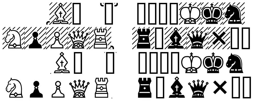 Chess-7 font by Style-7 | FontRiver