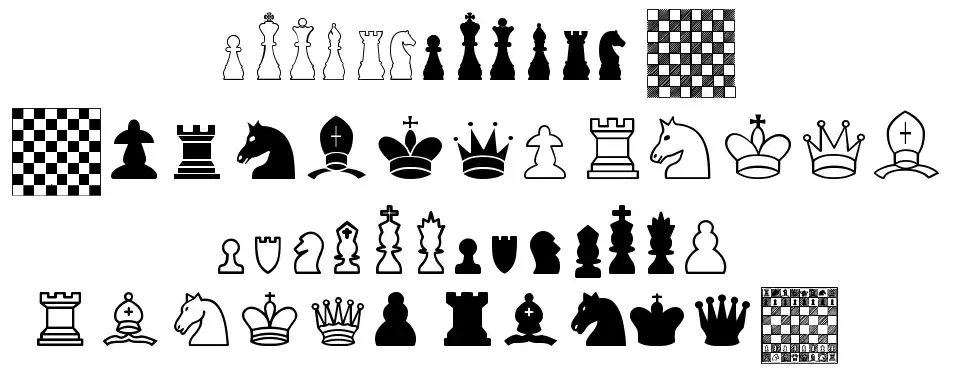 Chess TFB font by kaiserzharkhan - FontRiver