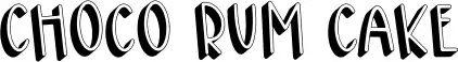 Choco Rum Cake font by The Docallisme - Amry Al Mursalaat | FontRiver