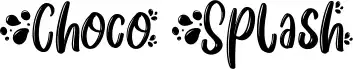 Choco Splash font by Creakokun Studio | FontRiver