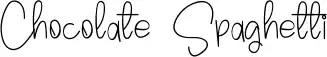 Chocolate Spaghetti font by Inermedia STUDIO | FontRiver