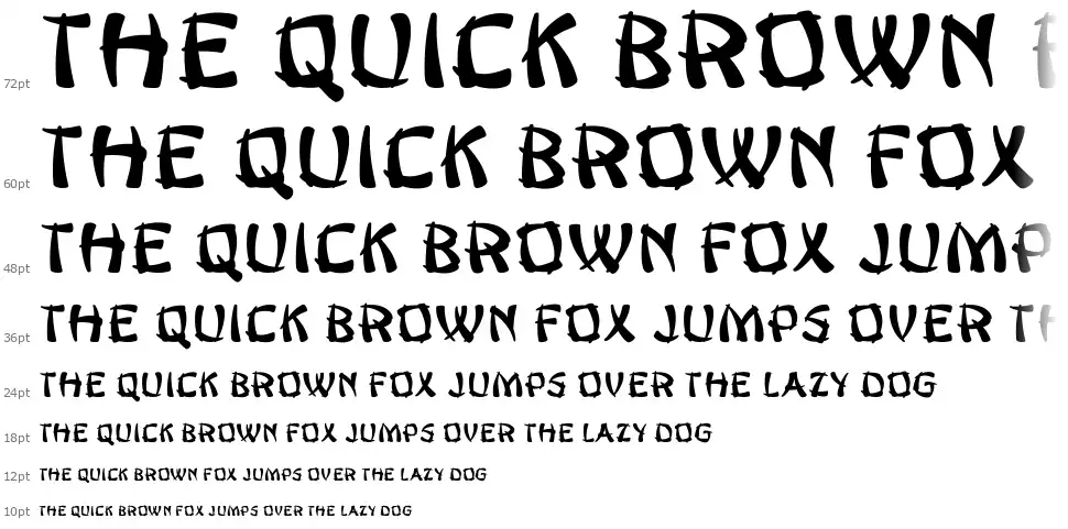 ChopsUey font by K. Mellbach | FontRiver