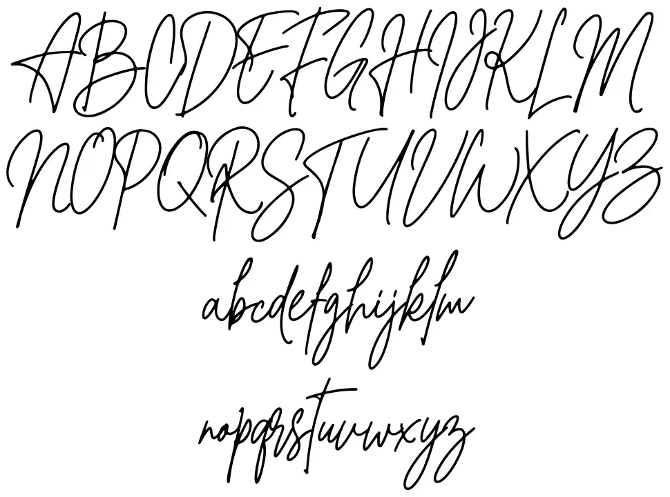 Christine Signature font by Wasisme Studio | FontRiver