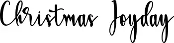 Christmas Joyday font by Harjuno Kristanto | FontRiver