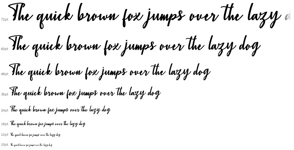 Fuente Christopher Script diseñada por Bandit handmade