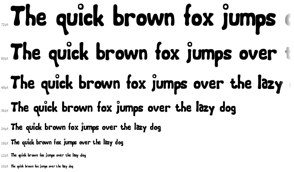 Chubby Cheeks font by James Shields | FontRiver