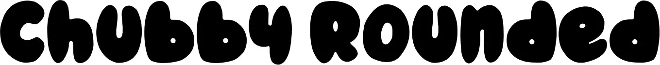 Chubby Rounded font by imagex | FontRiver