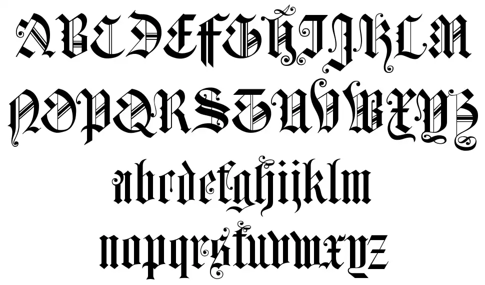 Church Text B font by Marcos André Falcão Malafaia | FontRiver