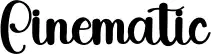 Cinematic font by FreshtypeINK | FontRiver