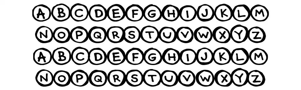 Circle Caps font by Xerographer Fonts | FontRiver