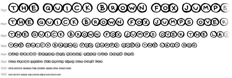 Circle Caps font by Xerographer Fonts | FontRiver