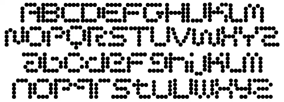Circle Pixels font by Xerographer Fonts | FontRiver
