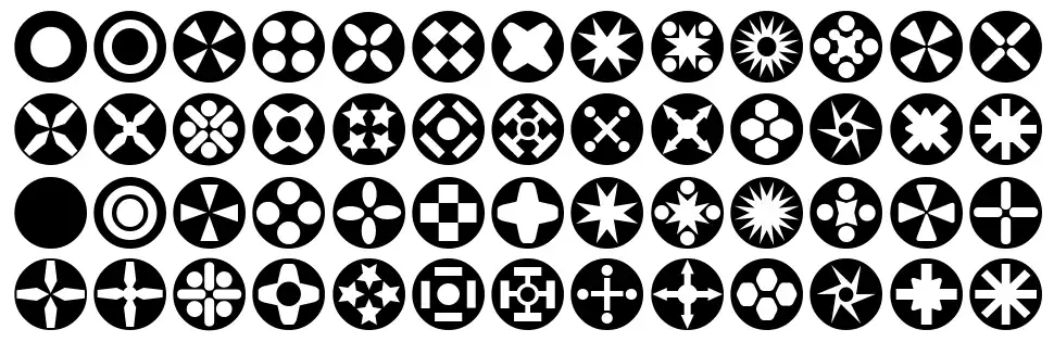 Circle Things font by Fonts & Things | FontRiver