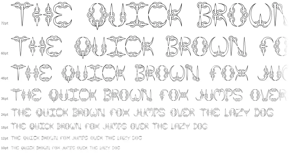 Claw font by Ænigma | FontRiver