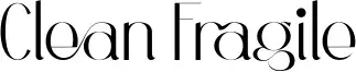 Clean Fragile font by Din Studio | FontRiver