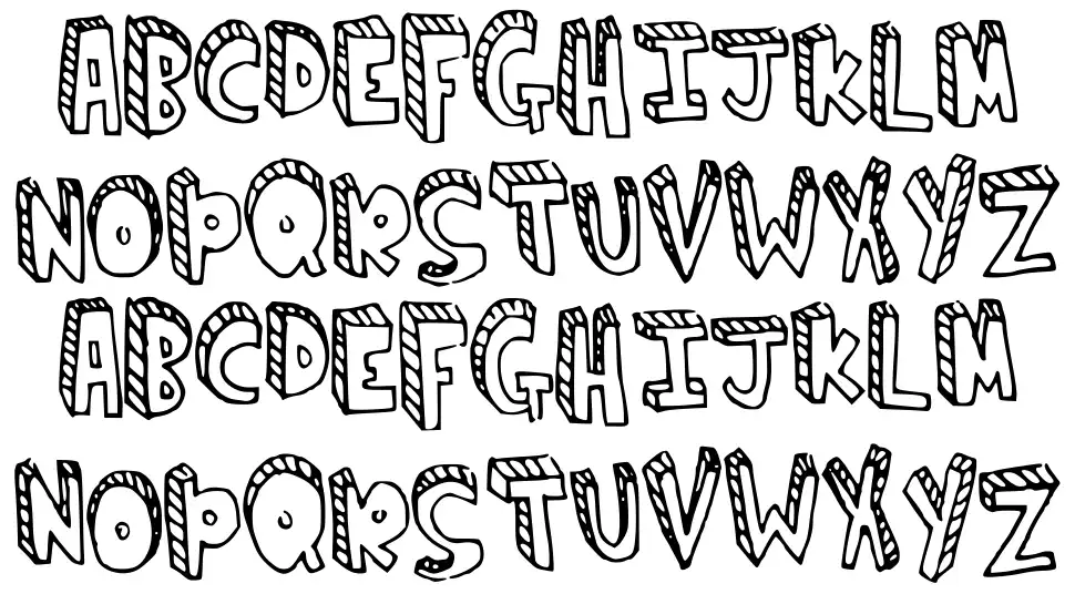 Climb the ladder font by Yicong Faith | FontRiver