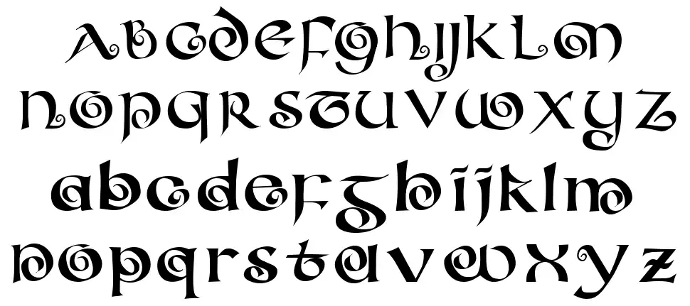 Coiled Uncial font by | FontRiver