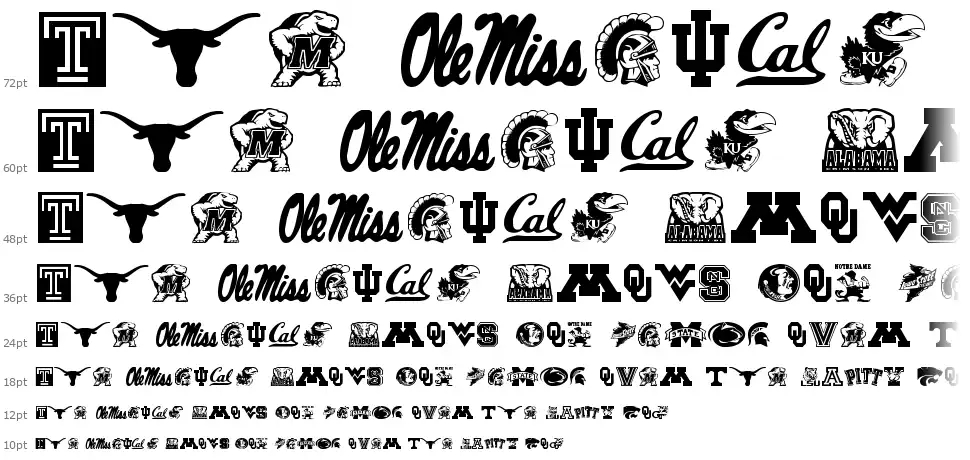 College Collage font by Iconian Fonts | FontRiver