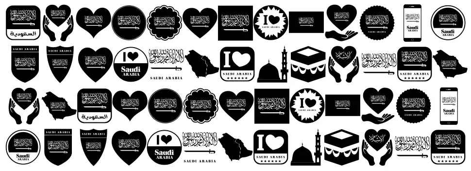 Color Saudi Arabia font by elharrak | FontRiver