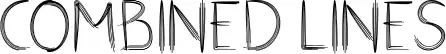 Combined Lines font by Iqbal Syiroddudin | FontRiver