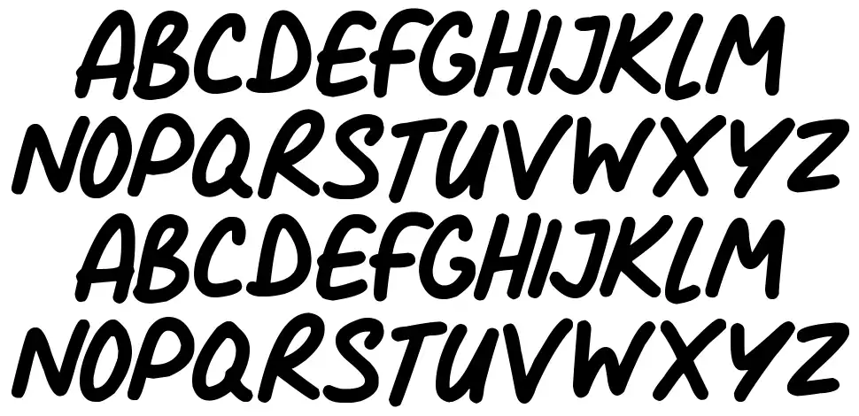 Comic Marker Deluxe font by Darrell Flood | FontRiver