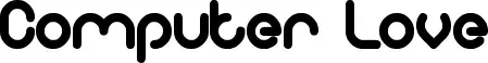 Computer Love font by weknow | FontRiver