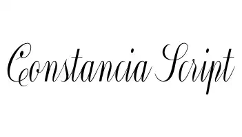 Constancia Script font by Pedro Teixeira Foundry | FontRiver