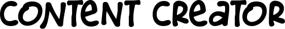 Content Creator font by DumadiStyle | FontRiver