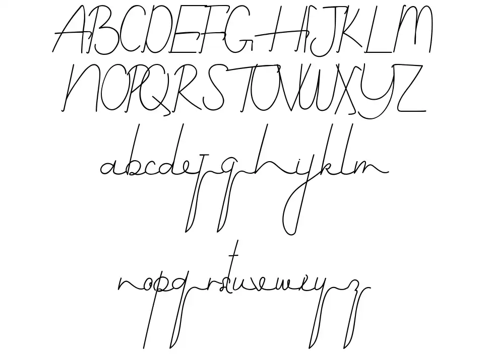 Cooling Down Script Schriftart zum kostenlosen Download