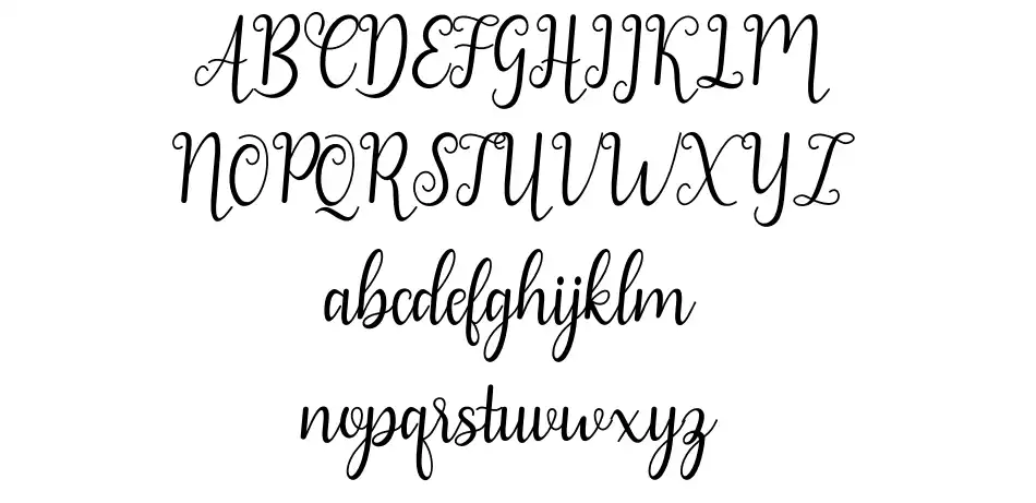 Corellina font by Biham Santoso | FontRiver