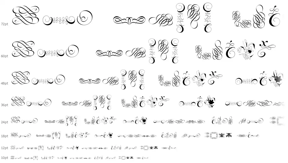 Cornucopia of Ornaments font by Intellecta Design | FontRiver