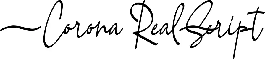 Corona Real Script font by VinType | FontRiver
