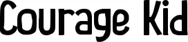 Courage Kid font by Modestype Studio | FontRiver