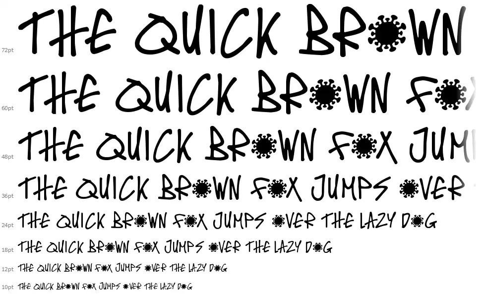 Covid-19 Contagion font by Darrell Flood | FontRiver