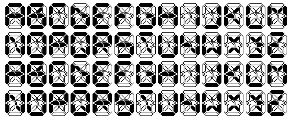 Crashed Scoreboard font by Blaise | FontRiver