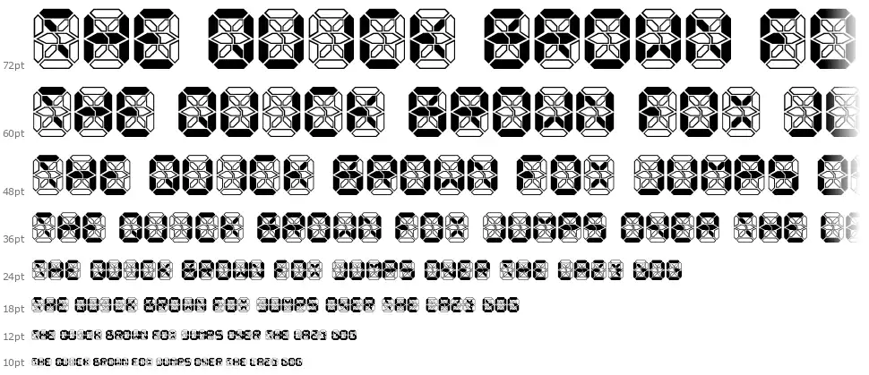 Crashed Scoreboard font by Blaise | FontRiver