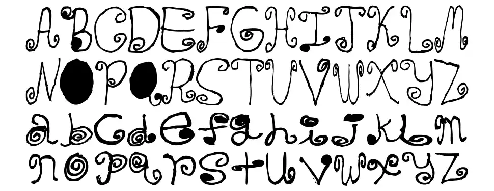 Crazy Curlz font by Rachael Lupton | FontRiver