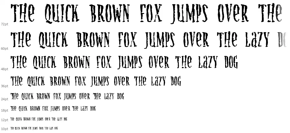 Creature font by Rotodesign | FontRiver