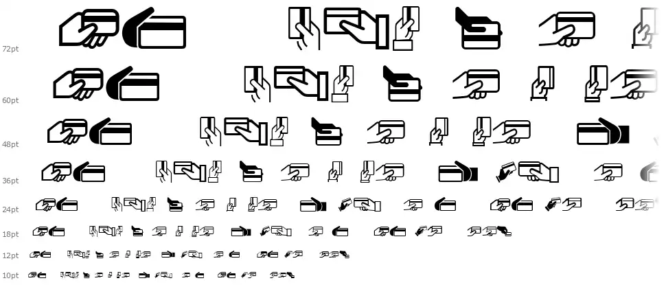 Credit Card font by Vladimir Nikolic | FontRiver