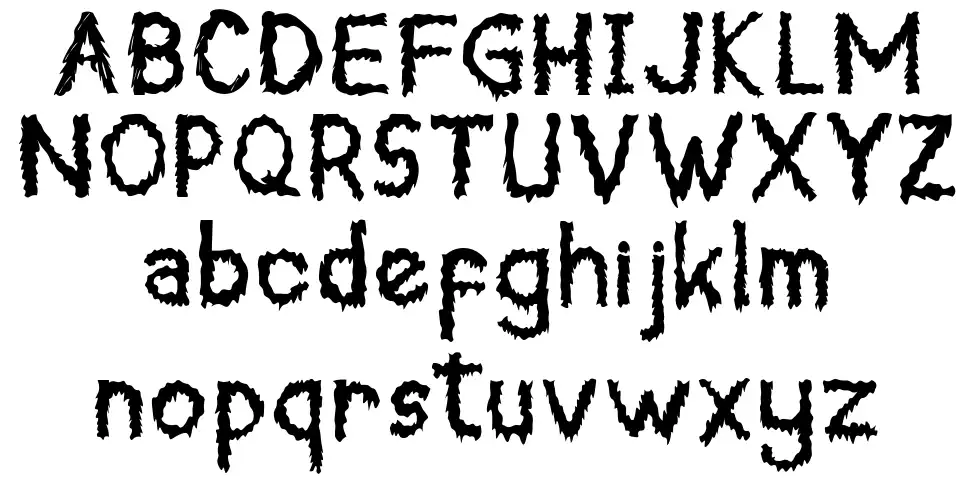 Creepy Forest font by Dawn Studio | FontRiver