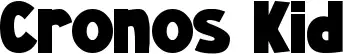 Cronos Kid font by Pinisiart | FontRiver