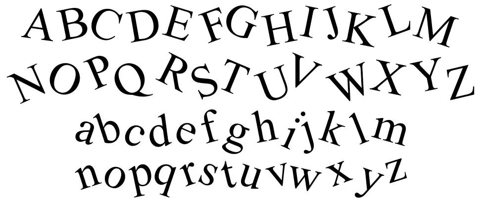 Crooked font by TheFontRobber - FontRiver