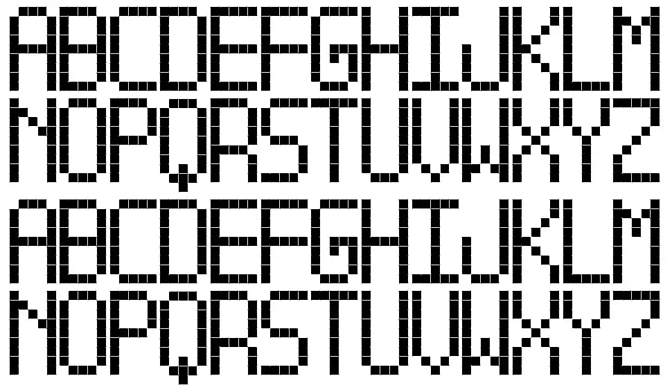 Cross Led Bold TFB font by kaiserzharkhan | FontRiver