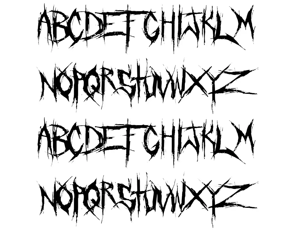 Crucifixion font by Chris Vile | FontRiver