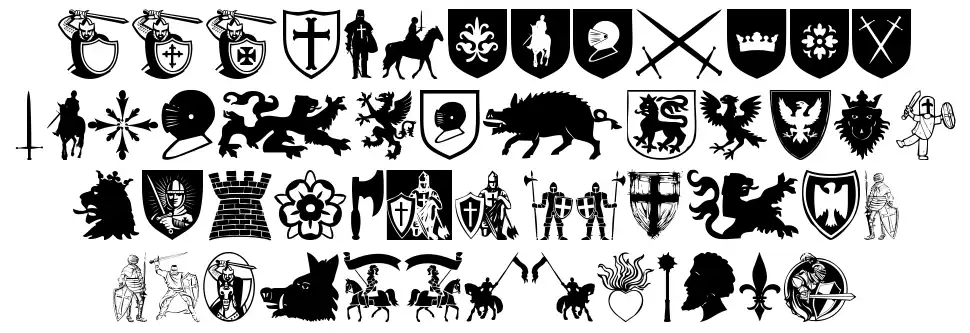 Crusader font by Woodcutter | FontRiver